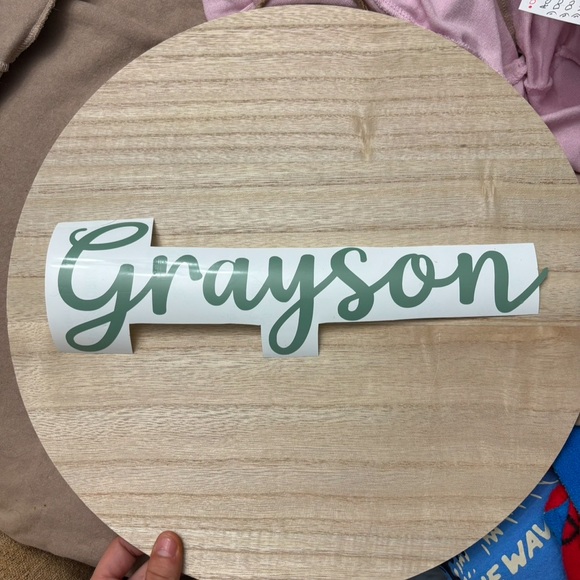 Wall Decor | Green Wall Decor Name Sign | Poshmark
